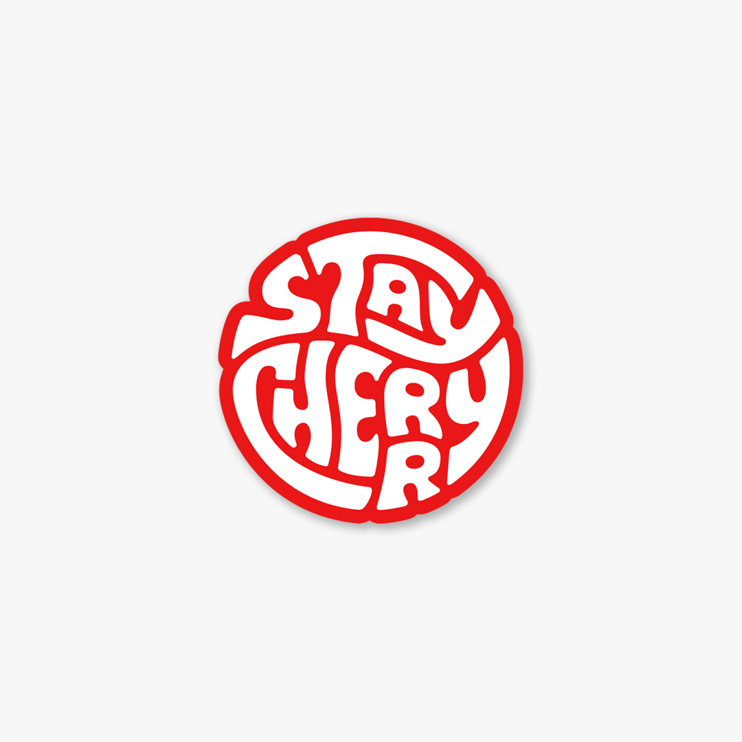 Stay Cherry Retro Sticker – STONEstylee